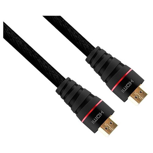 Кабель VCOM HDMI - HDMI (CG525D), 3 м, черный