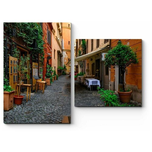 Модульная картина Уютная улочка где-то в Риме 110x83