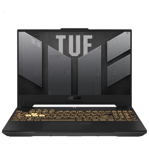 15.6" Ноутбук ASUS TUF Gaming F15 FX507ZC4-HN275 1920x1080, Intel Core i5 12500H 2.5 ГГц, RAM 8 ГБ, DDR4, SSD 512 ГБ, NVIDIA GeForce RTX 3050, без ОС, FX507ZC4-HN275, mecha gray