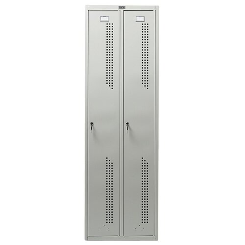 Шкаф для одежды ПРАКТИК LS-21 серый полуматовый (RAL 7038)