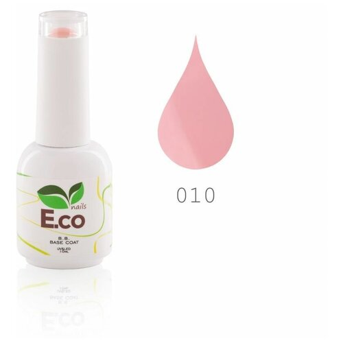E.co nails Базовое покрытие BB-base Gel, 010, 10 мл