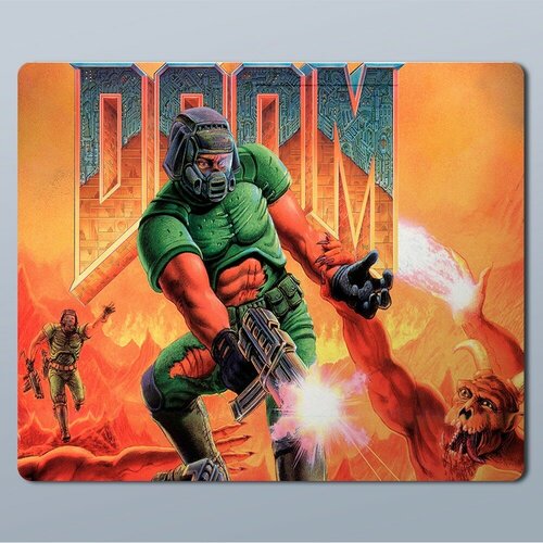 Коврик для мыши с принтом игра Doom Troopers - 9879