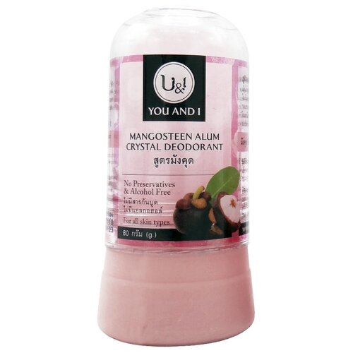 U&I Дезодорант Mangosteen, кристалл (минерал), 80 мл