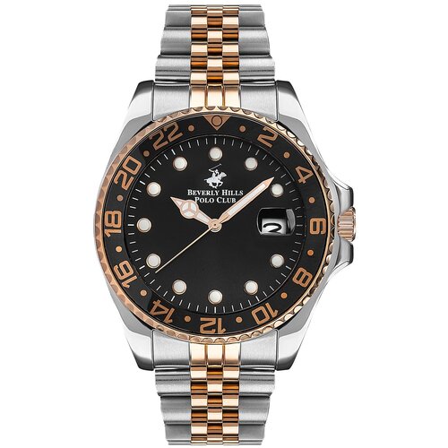 Наручные часы Beverly Hills Polo Club Классика BP3126X.550, черный, серебряный