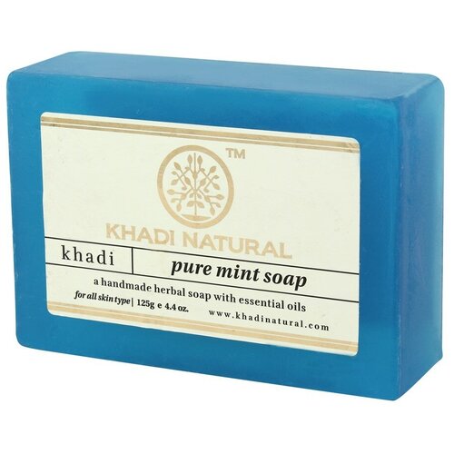 Khadi Natural Мыло Pure Mint, 125 г