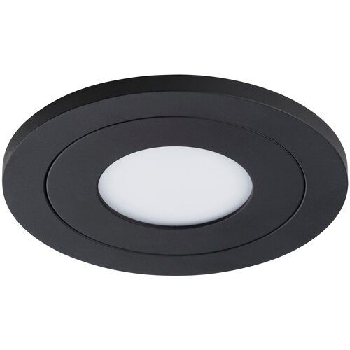 Светильник Lightstar Leddy 212177, LED, 3 Вт, 3000, теплый белый, цвет арматуры: черный, цвет плафона: черный