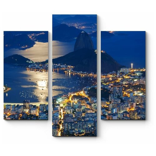 Модульная картина Великолепный Рио-де-Жанейро 60x54