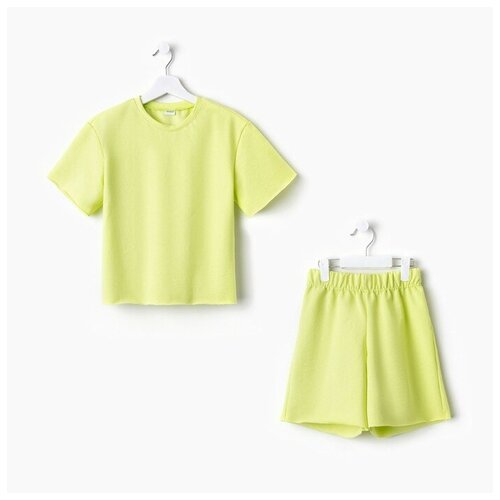 Комплект одежды Minaku, размер 104, желтый, зеленый