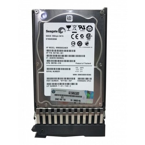 Жесткий диск HP 390158-015 500Gb SATAIII 2,5" HDD