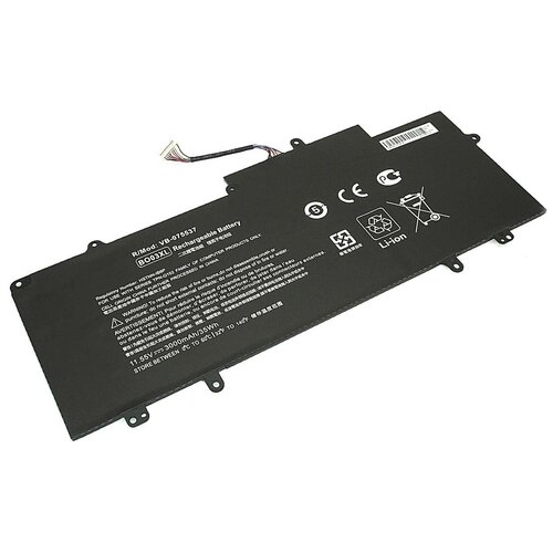 Аккумуляторная батарея для ноутбука HP Chromebook 14 (BO03-3S1P) 11,55V 3000mAh OEM черная