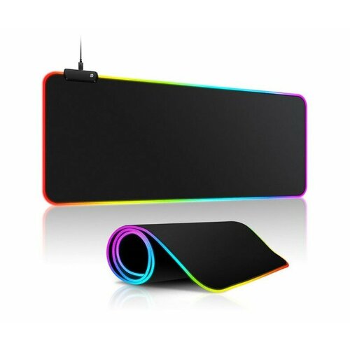 Коврик для мышки с RGB подсветкой GMS-GB-5 (Черный,30*80 см)