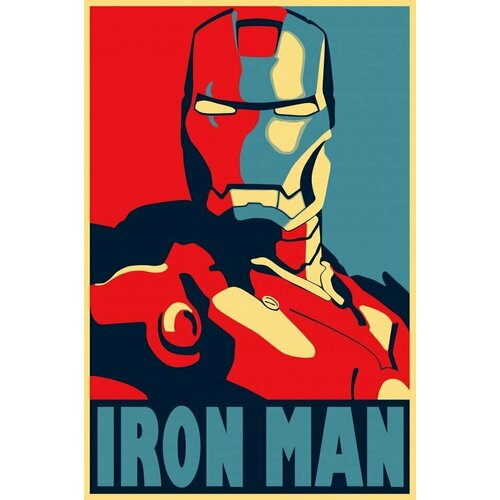 Плакат, постер на бумаге Iron man/Железный человек. Размер 42 х 60 см