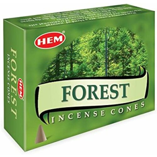 Hem Incense CONES FOREST (Благовония конусы ЛЕС, Хем), уп. 10 конусов.