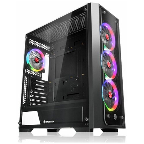 Корпус Raijintek PONOS TG4 0R20B00198, black, EEB; E-ATX; ATX; M-ATX; Mini-ITX, USB3.0x1, USB2.0x2, HD Audiox1