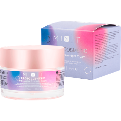MIXIT Восстанавливающий ночной крем Proto Cosmetic для возрастной кожи, 50 мл