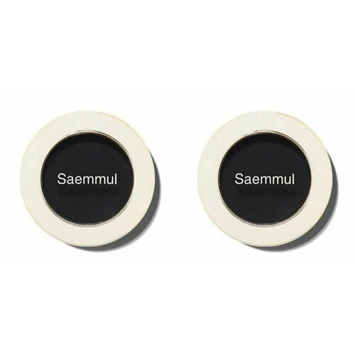 The Saem Тени для век Saemmul single shadow, BK03, матовые, 1.6 г, 2шт