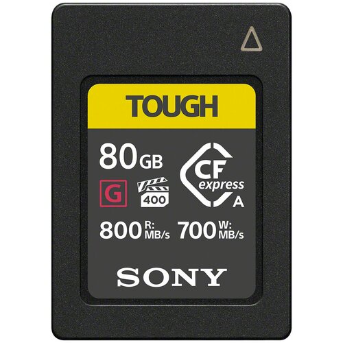 Карта памяти Sony CFexpress Type A 80 ГБ, R/W 800/700 МБ/с, 1 шт.