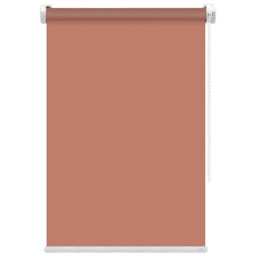 Рулонная штора FixLine Basic, 90х180 см, терракотовый