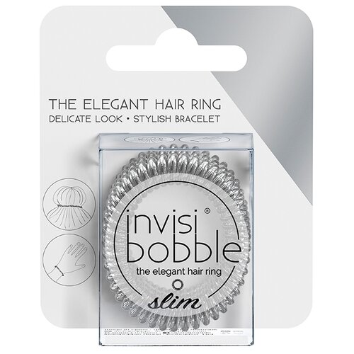 Резинка Invisibobble Slim (упаковка с подвесом), 3 шт.