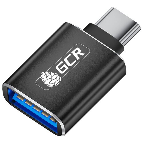 Переходник/адаптер GCR USB (F) - USB type-C (M) GCR-UC3AF, черный