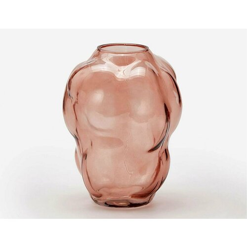Декоративная ваза арья роза малая, стекло, 20 см, EDG 106756-50