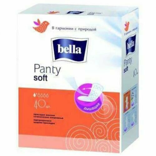 Прокладки "Bella" панти Soft 40шт. (оранж.), 1уп.
