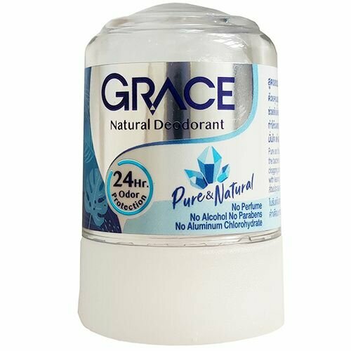 Grace Тайский натуральный дезодорант кристалл соляной против запаха пота для женщин и мужчин 50гр