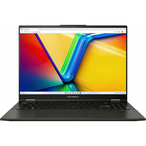 ASUS Ноутбук Asus Vivobook S 16 Flip TP3604VA-MC132 Core i3 1315U 8Gb SSD512Gb Intel UHD Graphics 16" IPS Touch WUXGA (1920x1200) noOS black WiFi BT Cam (90NB1051-M004S0) 90NB1051-M004S0