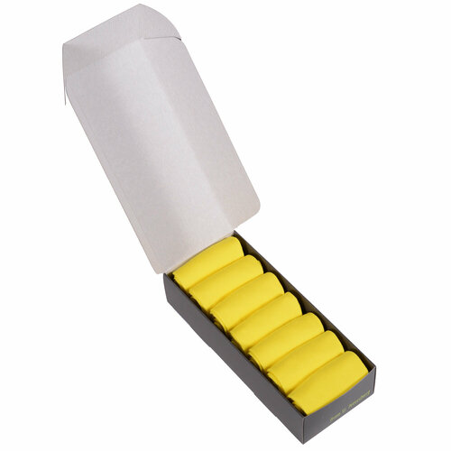Носки Нева-Сокс, 7 пар, размер 25, желтый