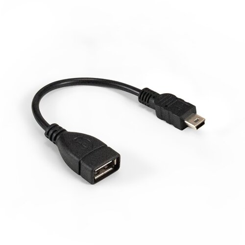 Кабель OTG USB 2.0 ExeGate EX-OTG-USB2-AFminiBM5P-0.15 (AF/miniBm 5P, 0,15м) EX294759RUS