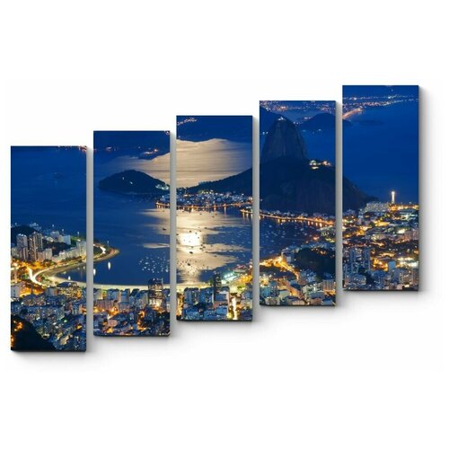 Модульная картина Великолепный Рио-де-Жанейро 180x126