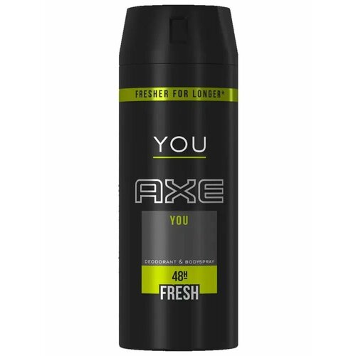 Axe You body spray дезодорант спрей, мужской, 150 мл.