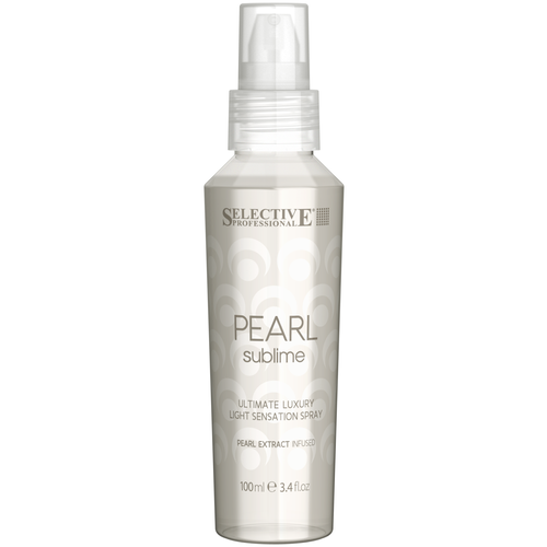 Selective Professional Спрей с экстрактом жемчуга для придания блеска Pearl Sublime ultimate luxury light sensation spray, 1000 г, 100 мл, спрей