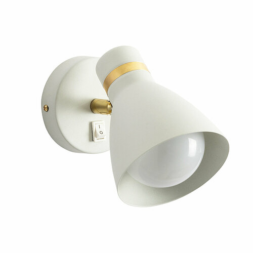 Светильник спот Arte Lamp Fafnir A5047AP-1WH, E27, кол-во ламп:1шт, Белый