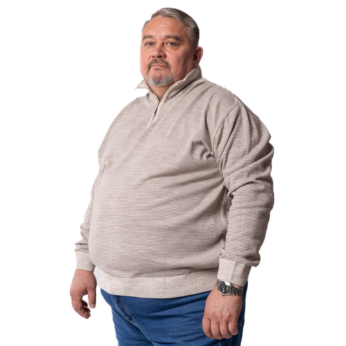 Джемпер Turhan, размер 6 XL, бежевый