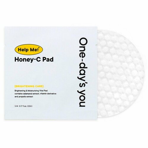 One-day's you Тонер-пэды с экстрактом прополиса / Help Me Honey-C Pad, 20 пэдов