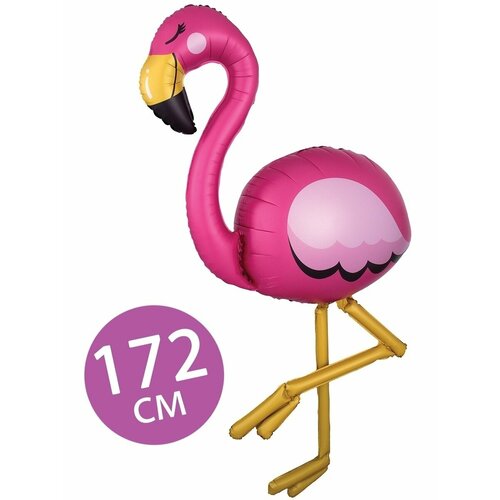 Ходячий воздушный шар Фламинго, 172 см