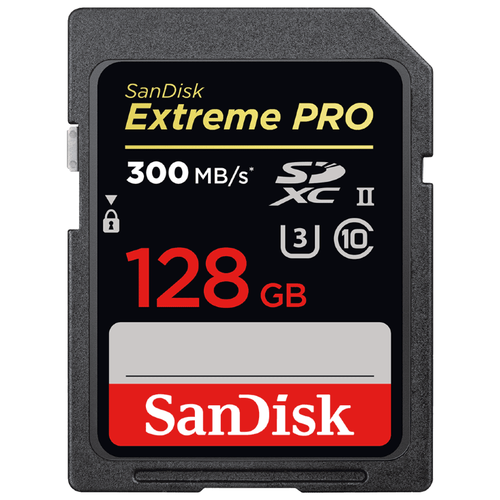 Карта памяти SanDisk Extreme Pro SDXC 128GB - 300/MB/s UHS-II