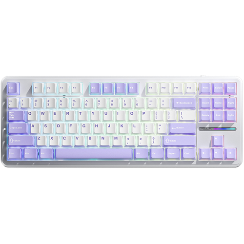 Клавиатура AULA F87 White-Purple