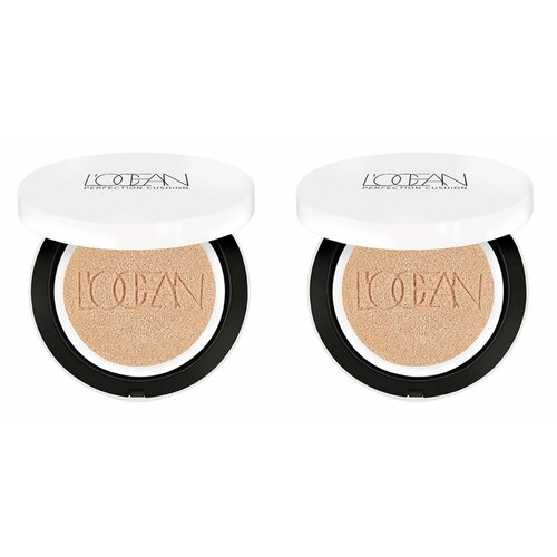 Тональный кушон для лица L’ocean Perfection Cushion Pact SPF50 PA+++ #21 Vienna, 25 г, 2 шт