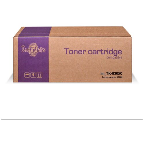 Картридж Kyocera Mita TK-8305C голубой совместимый