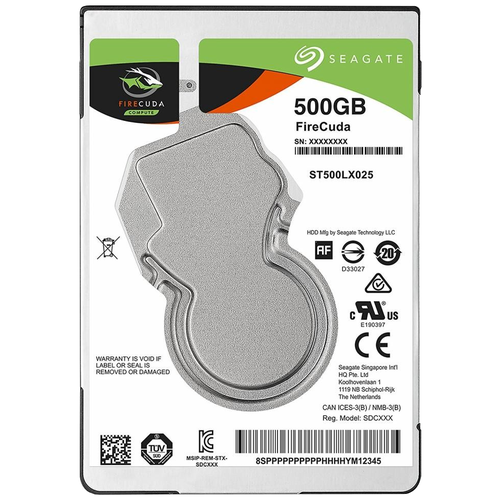 Гибридный диск Seagate FireCuda 500 ГБ ST500LX025