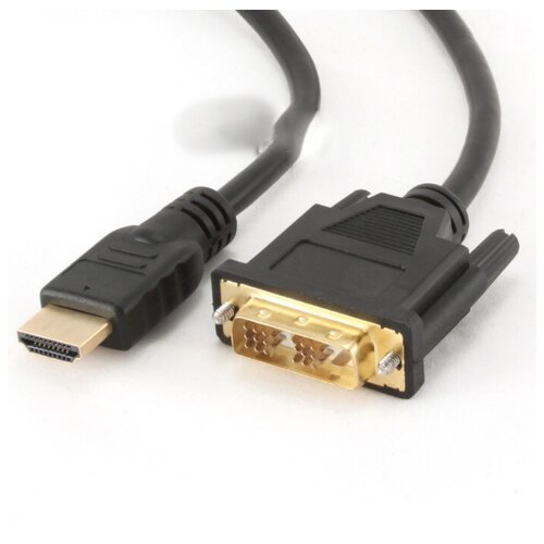 Кабель Gembird Cablexpert HDMI-DVI 19M/19M 3m Single Link Black CC-HDMI-DVI-10
