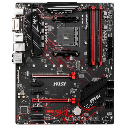 Материнская плата MSI B450 GAMING PLUS MAX