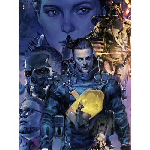 Плакат, постер на бумаге Death Stranding/игровые/игра/компьютерные герои персонажи. Размер 21 х 30 см