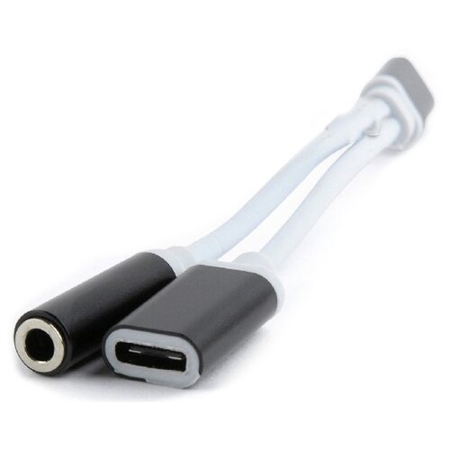 Кабель Gembird Cablexpert USB Type-C/Jack3.5 F+ Type-C F Black CCA-UC3.5F-02