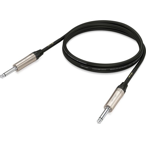 Инструментальный кабель Behringer GIC-150 джек моно 6.3мм/джек моно 6.3мм, 1.5 м