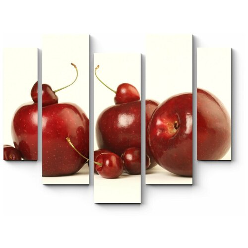 Модульная картина Вишнево-яблочное настроение 141x114