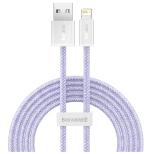 Кабель для передачи данных / быстрой зарядки /Baseus Dynamic Series Fast Charging Data Cable USB to Lightning 2.4A 1m Purple CALD000405