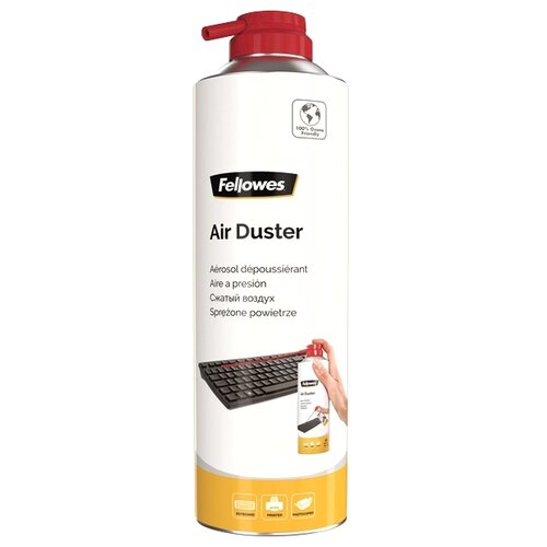 Fellowes Air Duster 400 мл пневматический очиститель для оргтехники, 400 мл, желтый